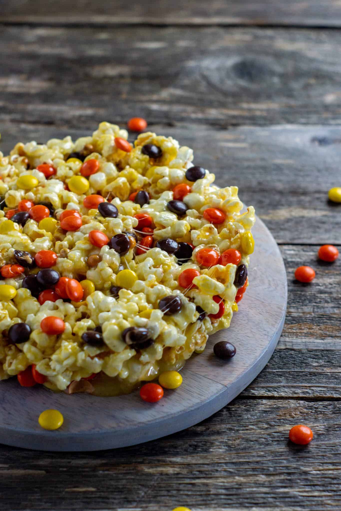 Make this Fun Popcorn Cake Recipe with Kids! - About a Mom