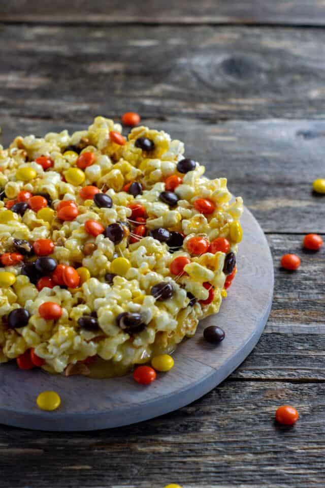 Make this Fun Popcorn Cake Recipe with Kids! - About a Mom