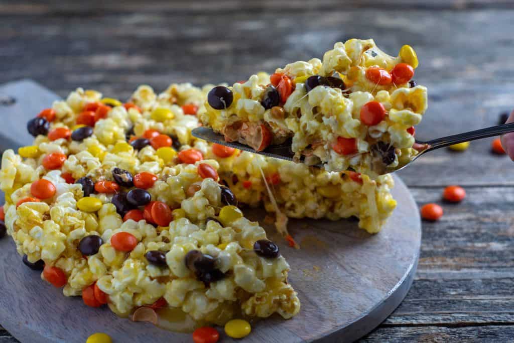 Make this Fun Popcorn Cake Recipe with Kids! - About a Mom