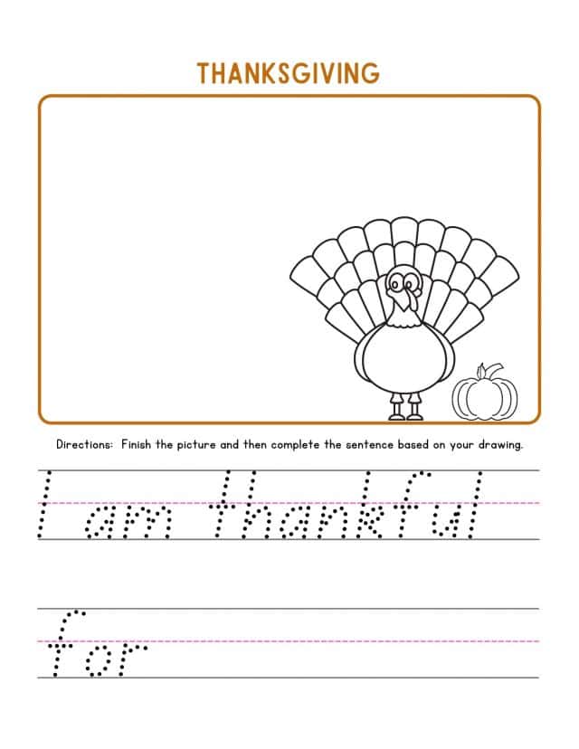 10 Free Thanksgiving Coloring Pages & Activity Sheets - About a Mom