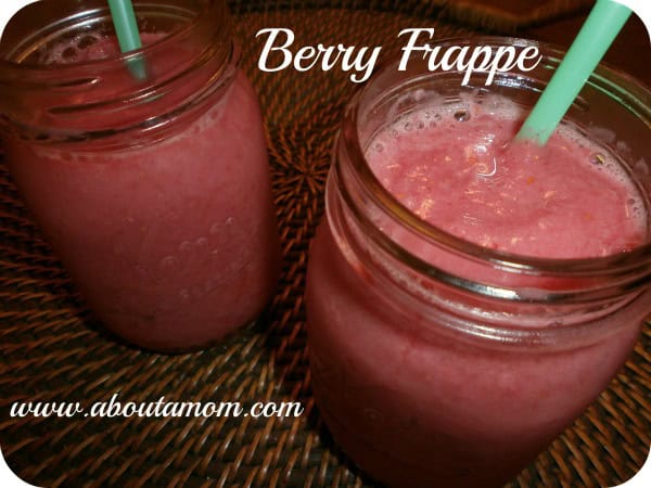 Berry Frappe Recipe - About a Mom