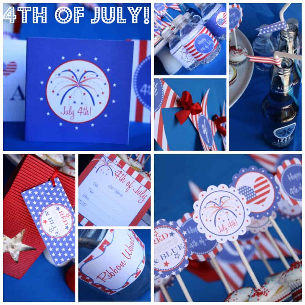 Free Fourth of July Party Printables