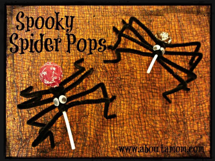 Spooky Spider Pops