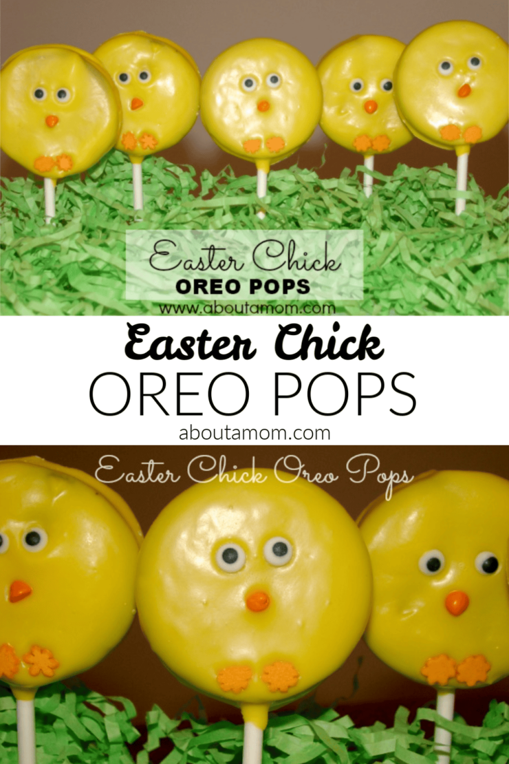 Easy Chick Oreo Pop (Easter Treat) - About a Mom