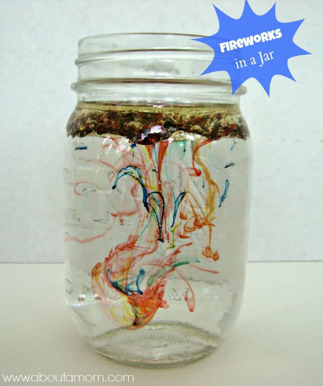 Science Fun for Kids: Fireworks in a Jar - About a Mom
