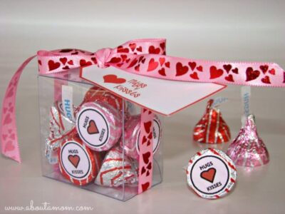 Hugs and Kisses Valentine's Day Printables - About a Mom