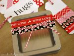Washi Tape Valentine Gift Tags and Trinket Box - About a Mom