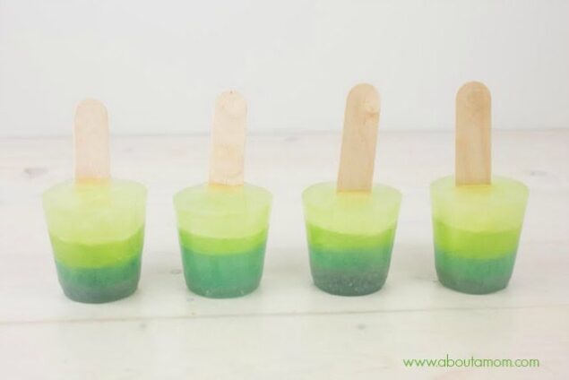 Multi Striped Popsicles - About a Mom