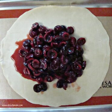 Rustic Cherry Tart {Recipe} - About a Mom