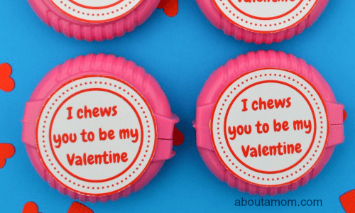 I Chews You Valentines for Kids - About a Mom