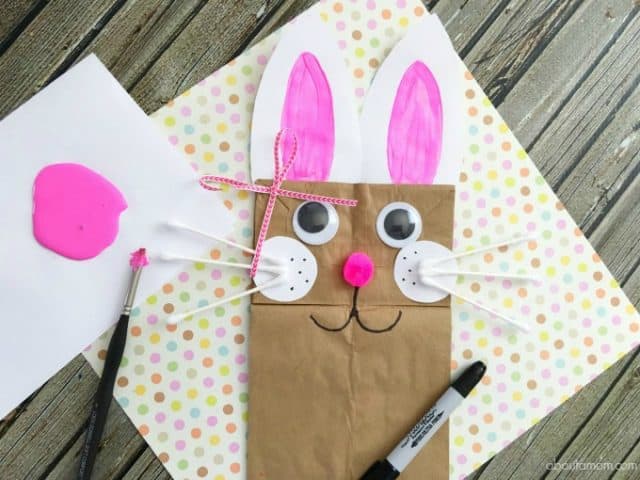 Bunny Craft- Easter Bunny Bag Craft