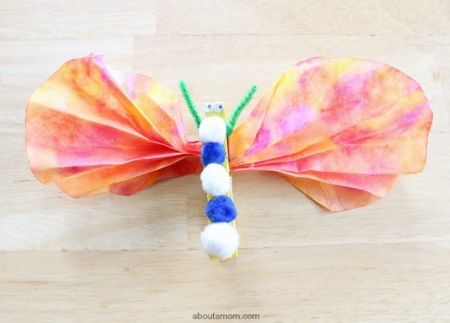 Easy Butterfly and Chrysalis Craft for Kids - About a Mom