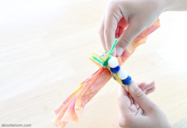 Easy Butterfly and Chrysalis Craft for Kids - About a Mom