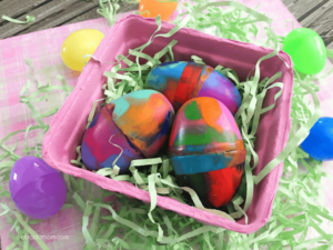 Easter Craft Project: Easy DIY Easter Egg Crayons - About a Mom
