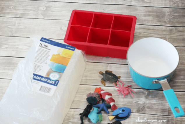 Make Your Own Finding Dory Inspired Bath Soap - About a Mom