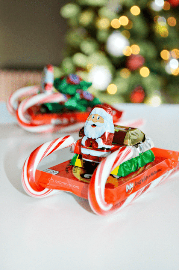 How to Make Candy Sleighs - About a Mom