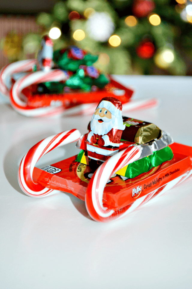 How to Make Candy Sleighs - About a Mom