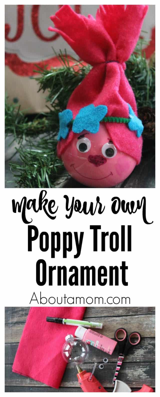Poppy Troll Ornament Create a Poppy Troll Ornament for Christmas
