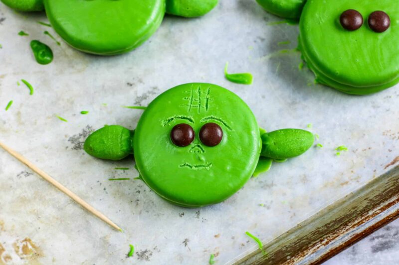 How to Make Adorable Baby Yoda Cookies - About a Mom