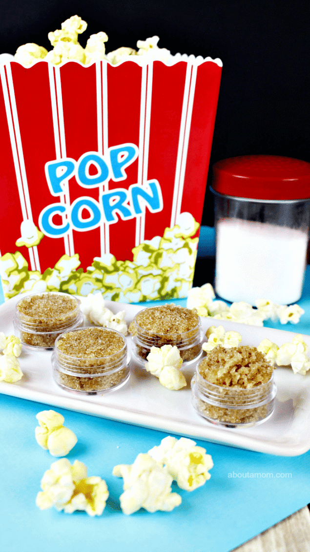 Copycat LUSH Popcorn DIY Lip Scrub - About a Mom