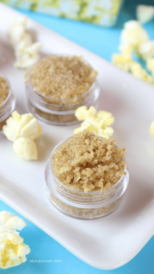 Copycat LUSH Popcorn DIY Lip Scrub - About a Mom