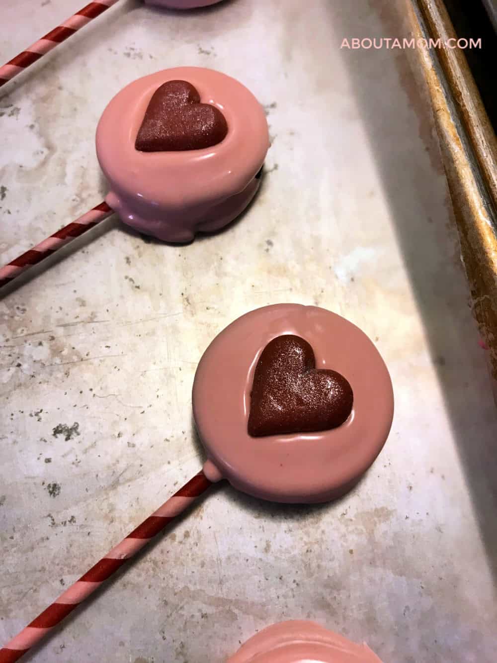 Valentine's Day OREO Pops Treat - About a Mom