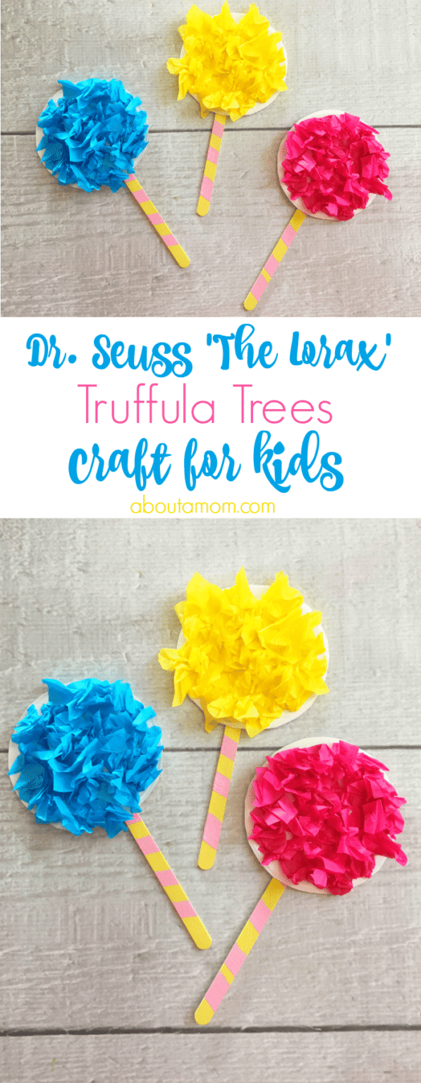 Truffula Trees Craft inspired by 'The Lorax' - About a Mom