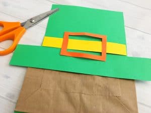 Leprechaun Paper Bag Puppet Kid Craft - About a Mom