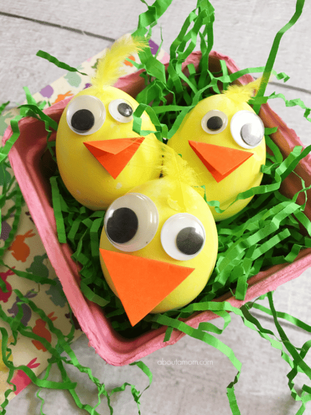 Easter Egg Chicks - About a Mom