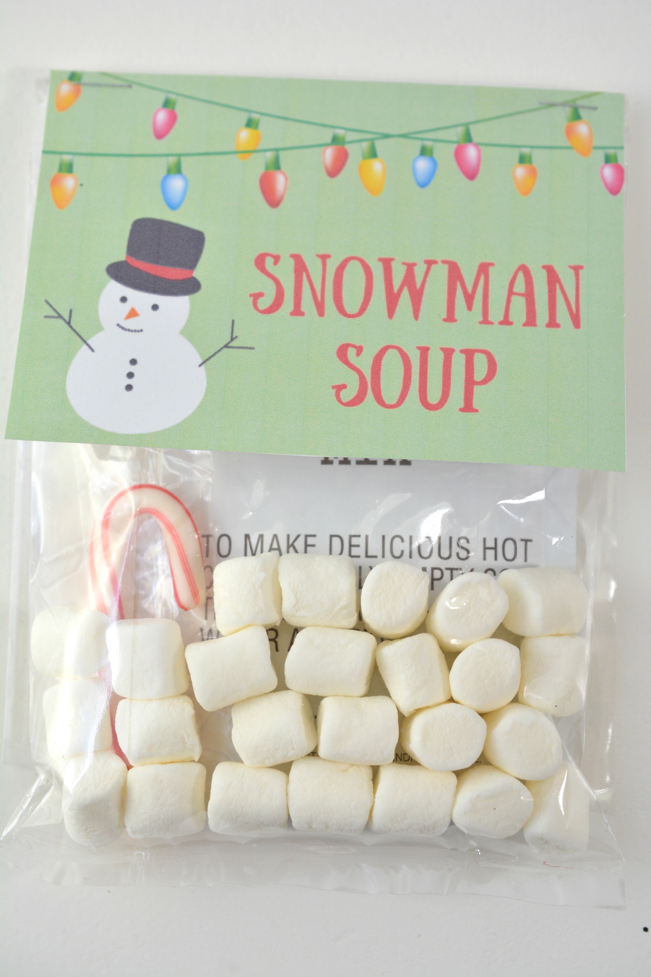 Homemade Holiday Gift Idea: Snowman Soup with Free Printable - About a Mom