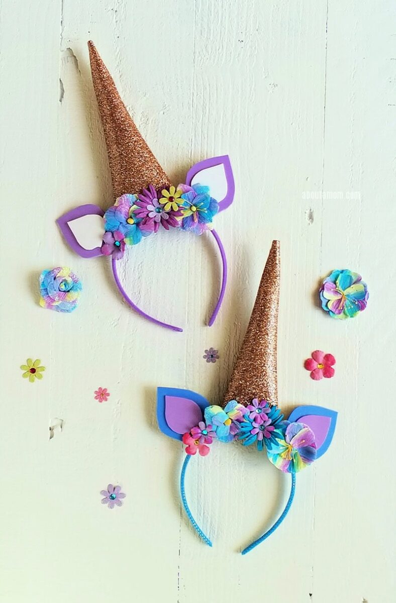 How to Make a Unicorn Headband + Printable Pattern - About a Mom