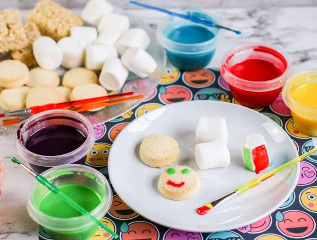 Food Fun with Edible Paint for Kids - About a Mom