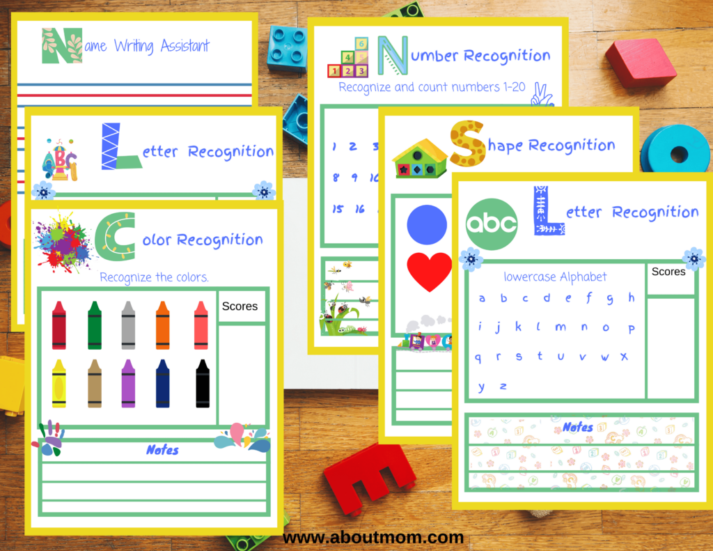 Kindergarten Readiness Assessment Printables - About a Mom