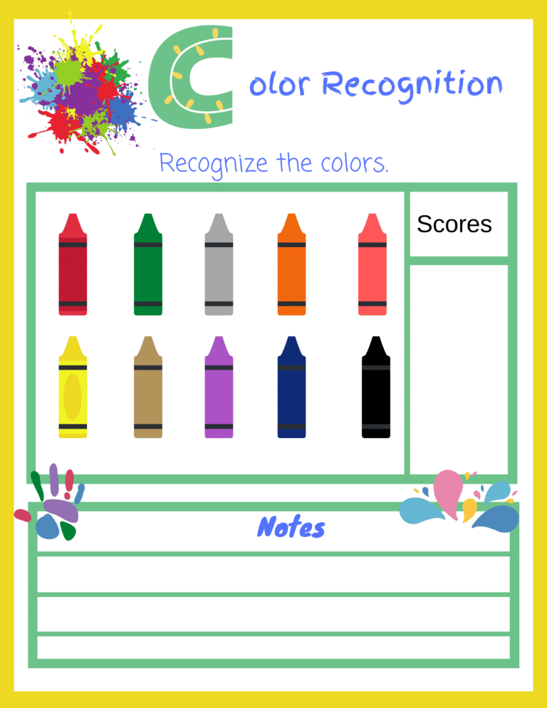 Kindergarten Readiness Assessment Printables - About a Mom
