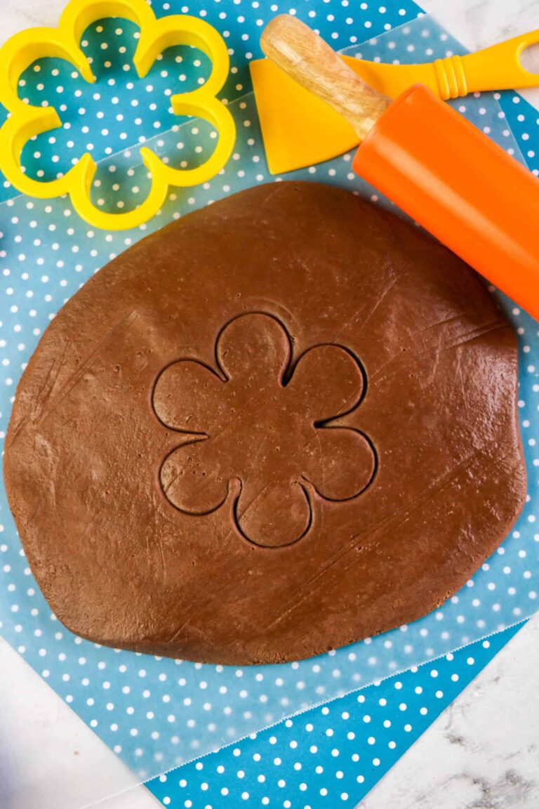 Chocolate Homemade Playdough Recipe - About a Mom