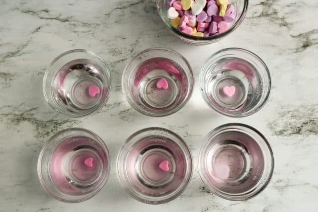 Dissolving Candy Hearts Science Experiment for Valentine's Day - About ...