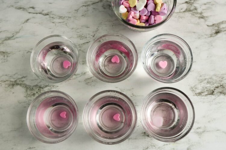 Dissolving Candy Hearts Science Experiment for Valentine's Day - About ...