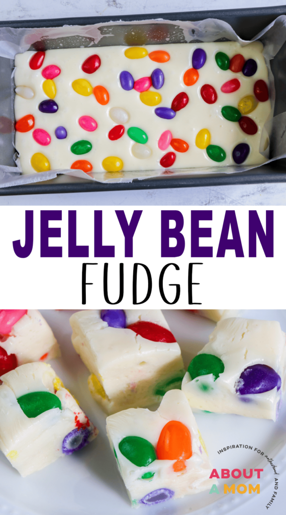 Jelly Bean Fudge Recipe Perfect for Easter - About a Mom