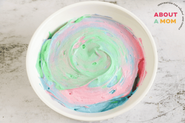 Mermaid Party Food: Mermaid Dip with Sprinkles - About a Mom