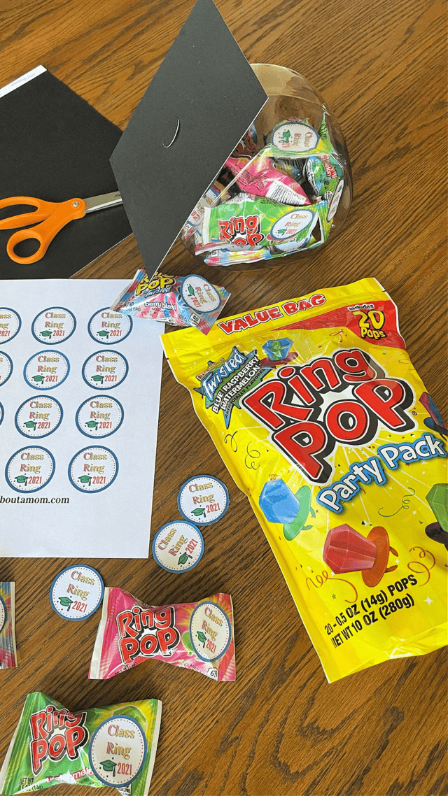 Class Ring Graduation Craft - Updated for 2022! - About a Mom