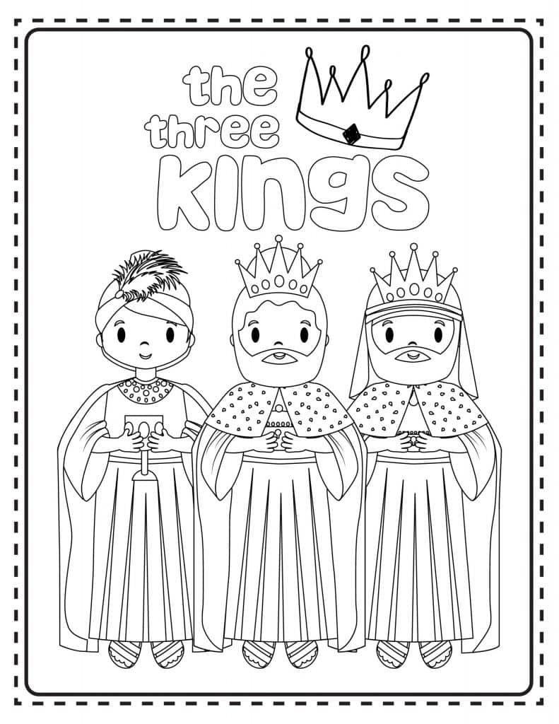 Printable Christmas Nativity Coloring Pages - About a Mom
