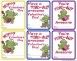 TOAD-ally Adorable Frog Printable Valentines (FREE) - About a Mom
