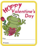 TOAD-ally Adorable Frog Printable Valentines (FREE) - About a Mom