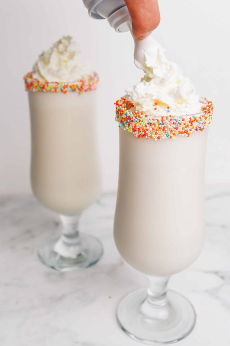 Delicious Vanilla Milkshake - About a Mom