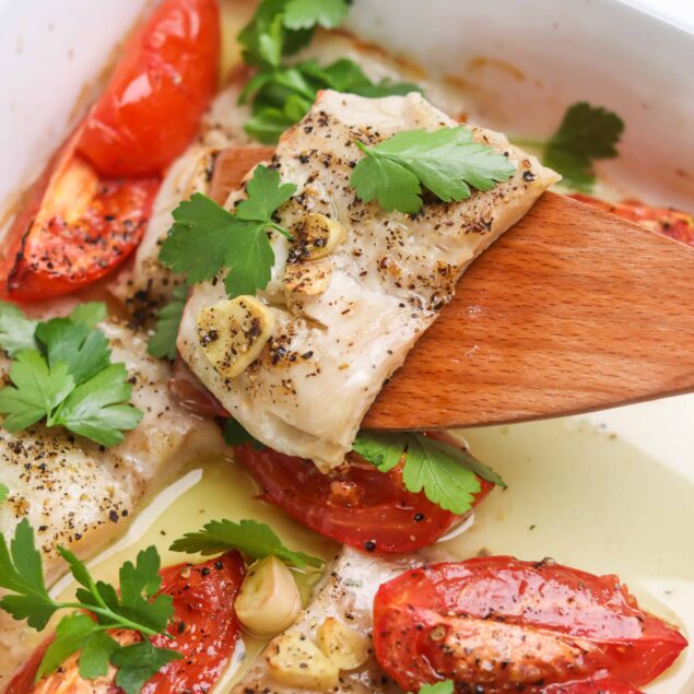 Delicious Roasted Cod Recipe - About a Mom