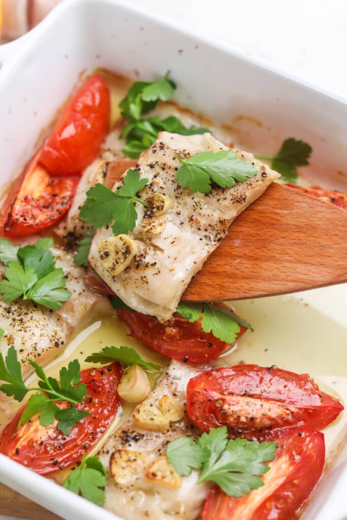 Delicious Roasted Cod Recipe - About a Mom