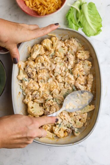 Easy Cauliflower Casserole - About a Mom