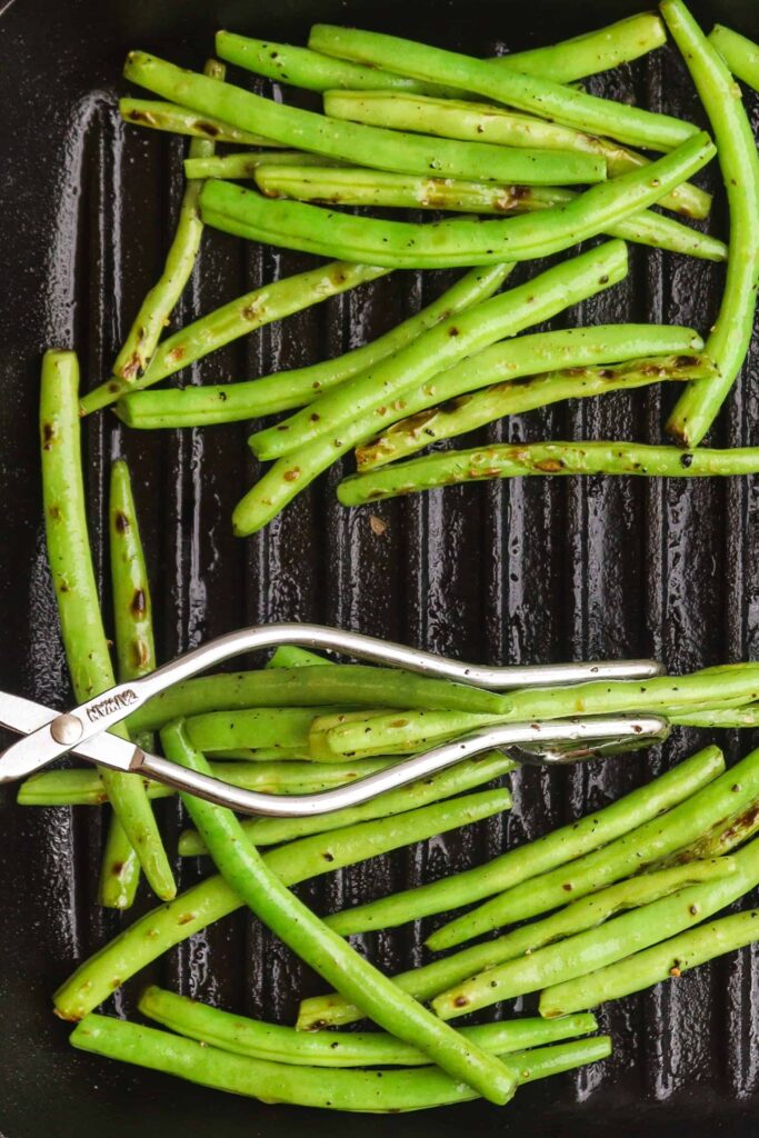 Grilled Green Beans Recipe - About a Mom