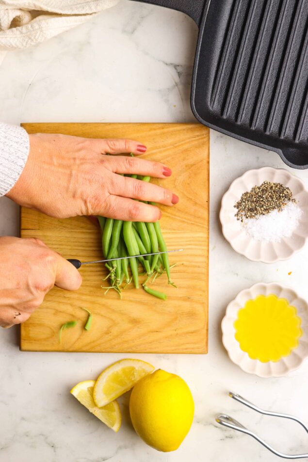 Grilled Green Beans Recipe - About a Mom