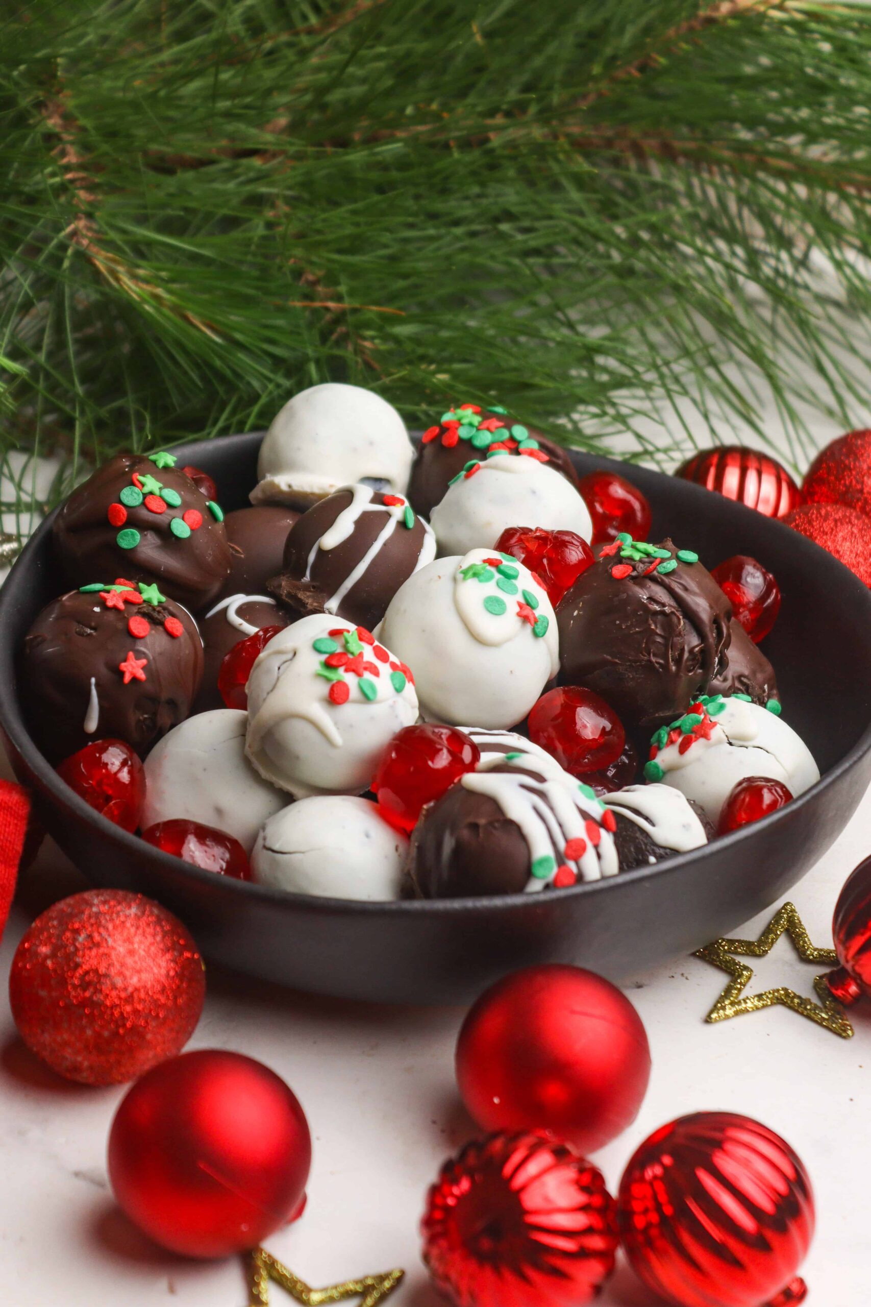 Easy Christmas Oreo Balls - About a Mom